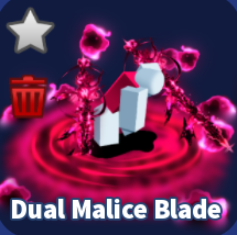 Dual Malice Blade Emote – Huge 99 Shop